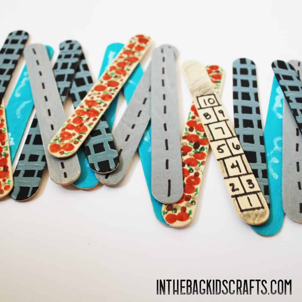 Train Track Craft Idea (And Road, River, Walking Path...) • In the Bag ...