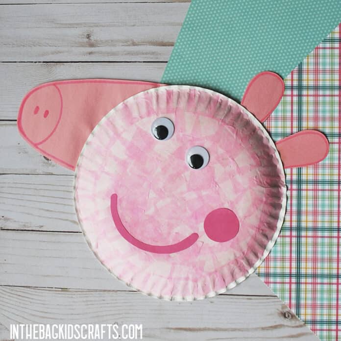 Peppa Pig Paper Craft (great for Preschoolers) • In the Bag Kids' Crafts