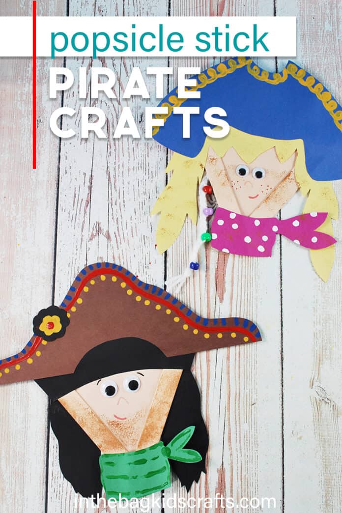 Pirate Craft Collection {get the templates} • In the Bag Kids' Crafts