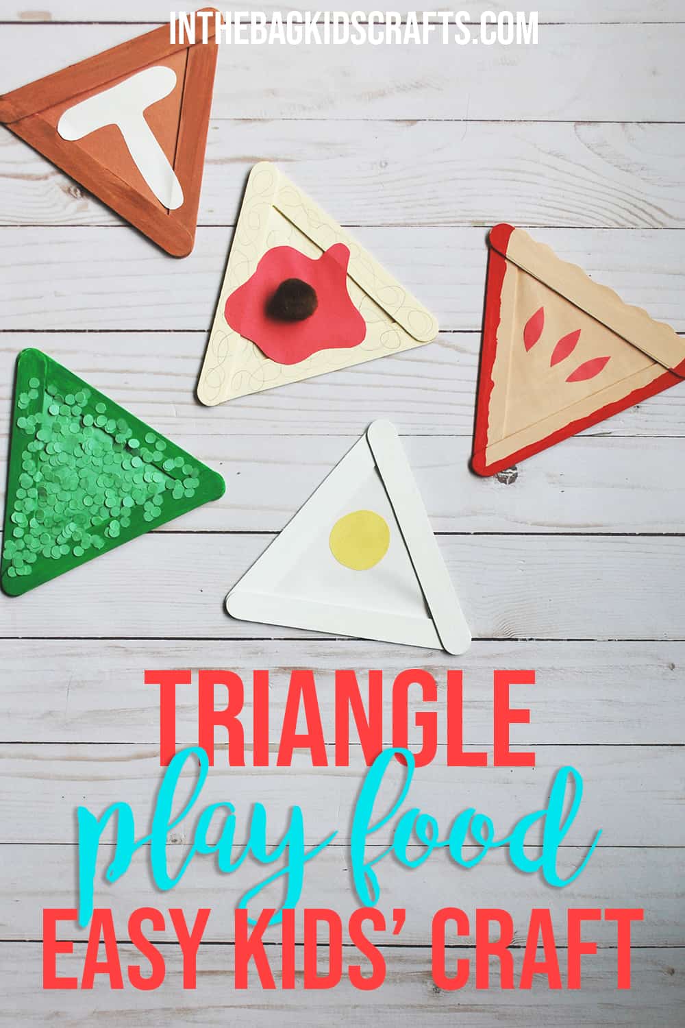 Paper Food Crafts • In the Bag Kids' Crafts