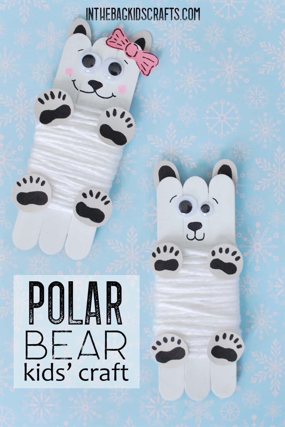 Polar Bear Craft • In the Bag Kids' Crafts