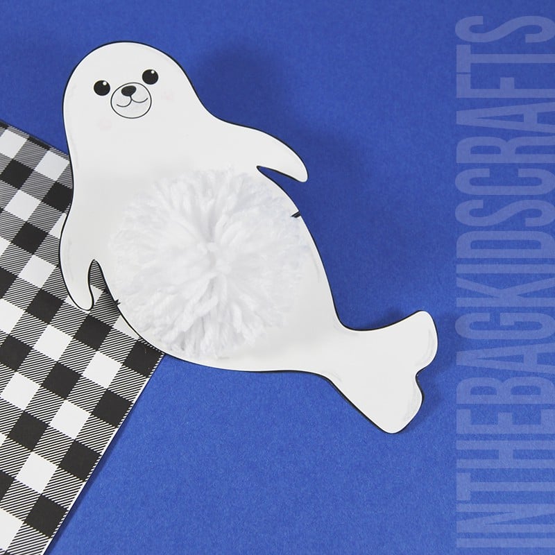 Harp Seal Craft for Kids (FREE Printable) • In the Bag Kids' Crafts