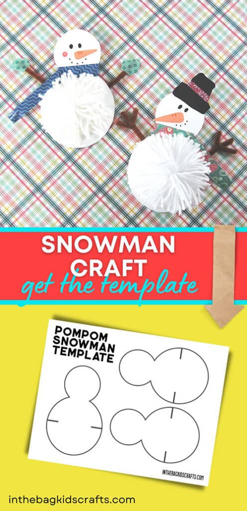 Snowman Craft for Kids • In the Bag Kids' Crafts
