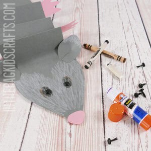 Possum Craft for Kids (with FREE Craft Template) • In the Bag Kids' Crafts