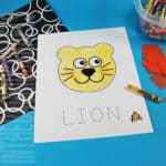 Lion Craft for Preschoolers (FREE Printable) • In the Bag Kids' Crafts