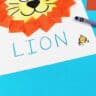 Lion Craft for Preschoolers (FREE Printable) • In the Bag Kids' Crafts