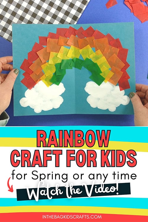 Easy Rainbow Craft for Toddlers and Preschoolers • In the Bag Kids' Crafts