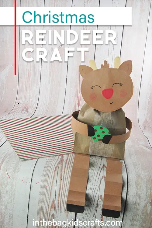 Christmas Reindeer Craft (Rudolph!) • In the Bag Kids' Crafts