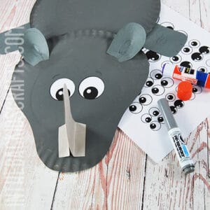 Rhino Craft (with Free Craft Template) • In the Bag Kids' Crafts