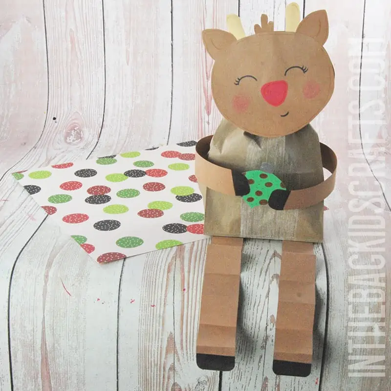 Christmas Reindeer Craft (Rudolph!) • In the Bag Kids' Crafts