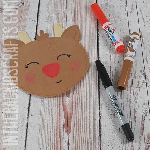Christmas Reindeer Craft (Rudolph!) • In the Bag Kids' Crafts