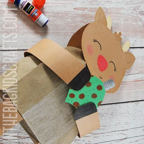 Christmas Reindeer Craft (Rudolph!) • In the Bag Kids' Crafts