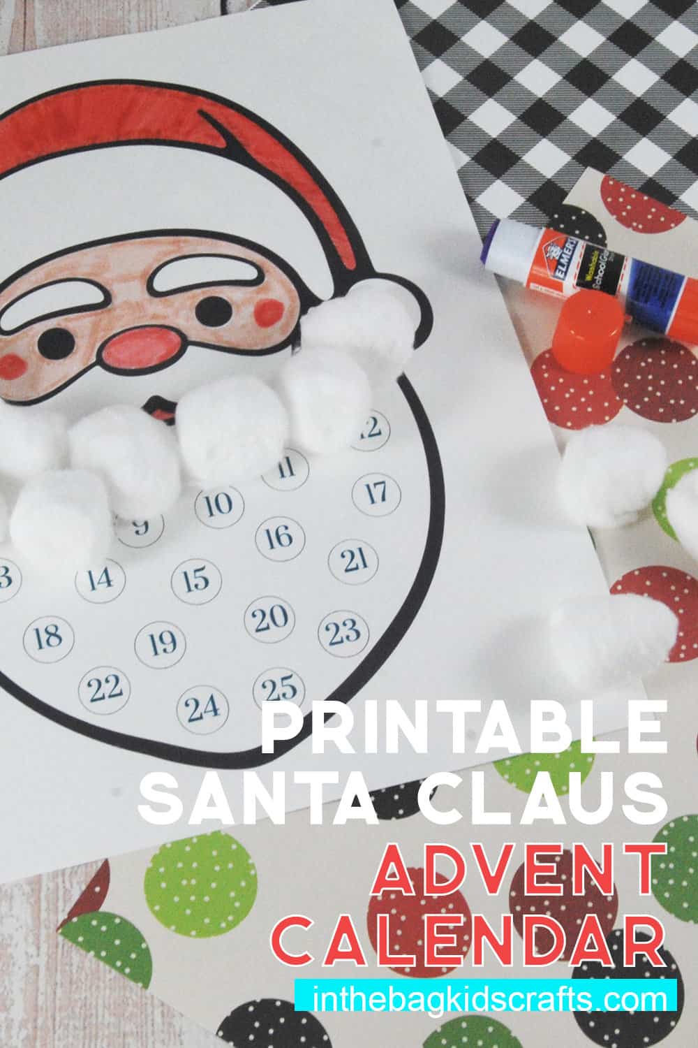 Printable Advent Calendar • In the Bag Kids' Crafts