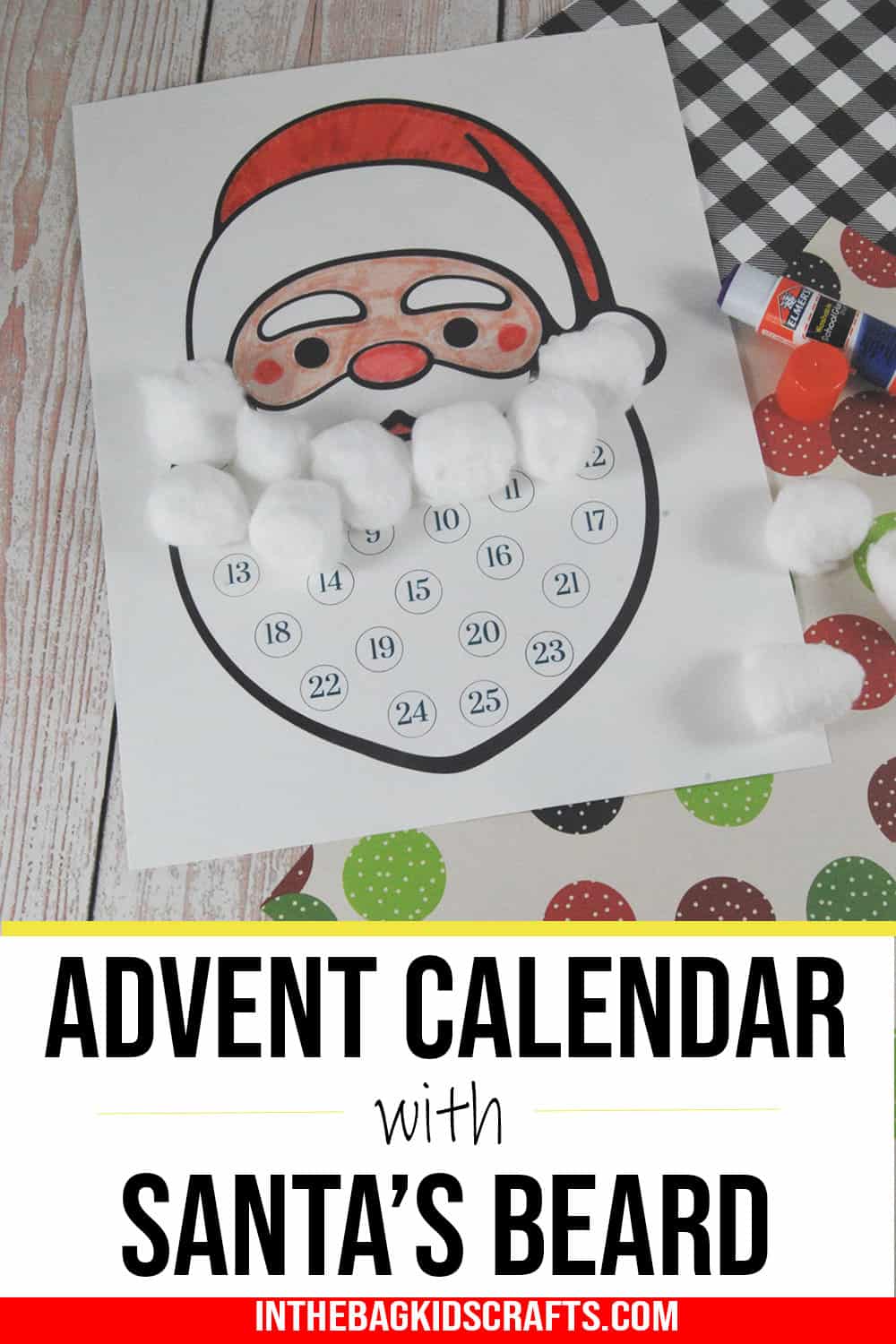 Printable Advent Calendar • In the Bag Kids' Crafts