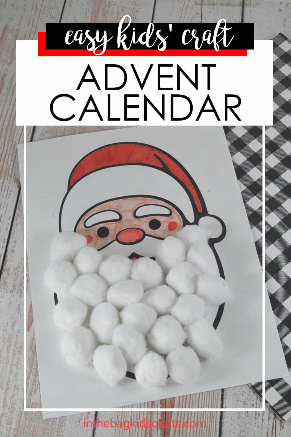 Printable Advent Calendar • In the Bag Kids' Crafts