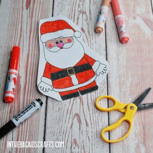 Santa Claus Paper Craft • In the Bag Kids' Crafts