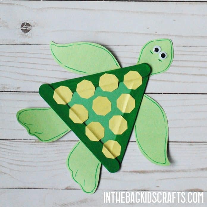 Sea Turtle Craft for Kids • In the Bag Kids' Crafts