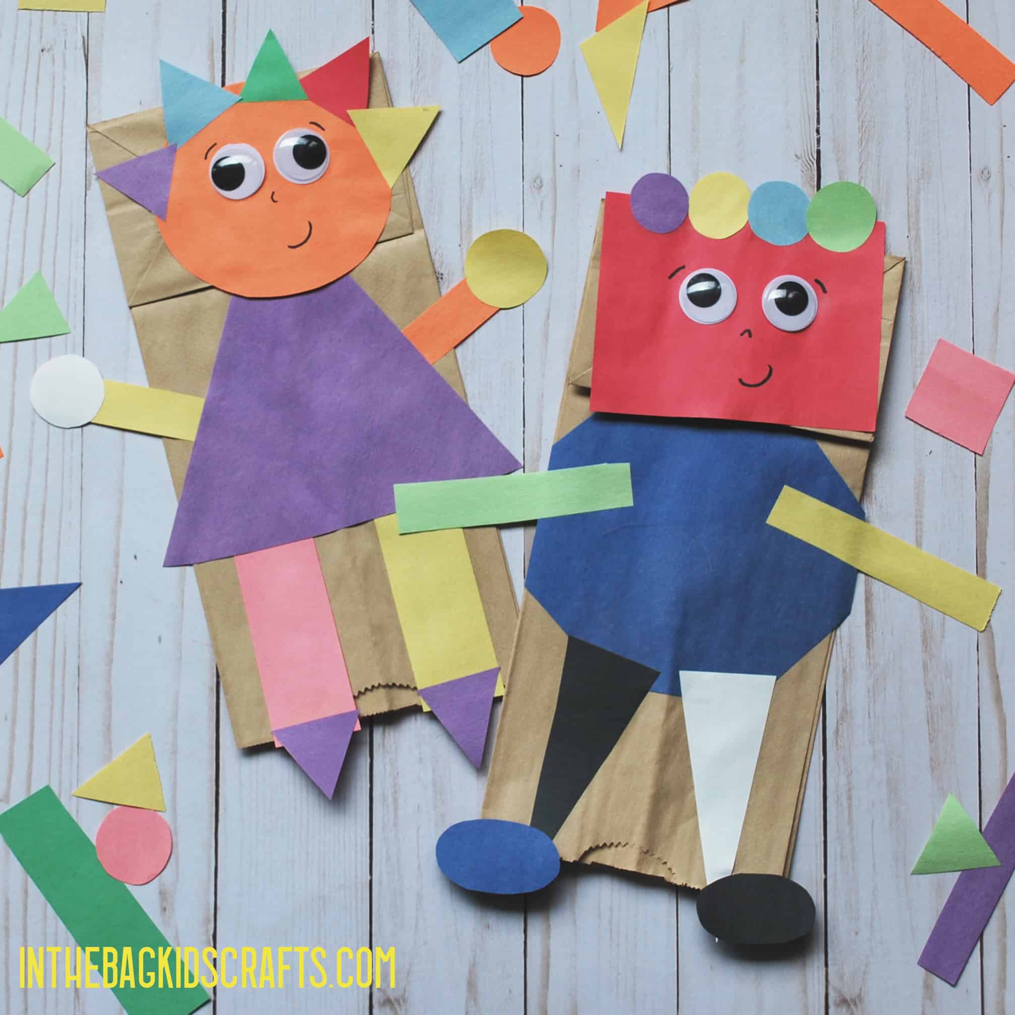 20+ Free & Fun Paper Bag Puppets for Kids • In the Bag Kids' Crafts