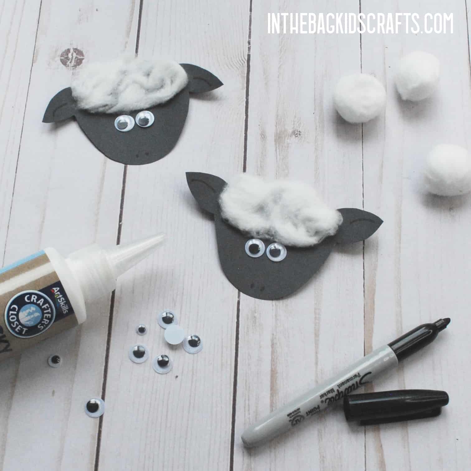 Easy Sheep Craft for Kids • In the Bag Kids' Crafts