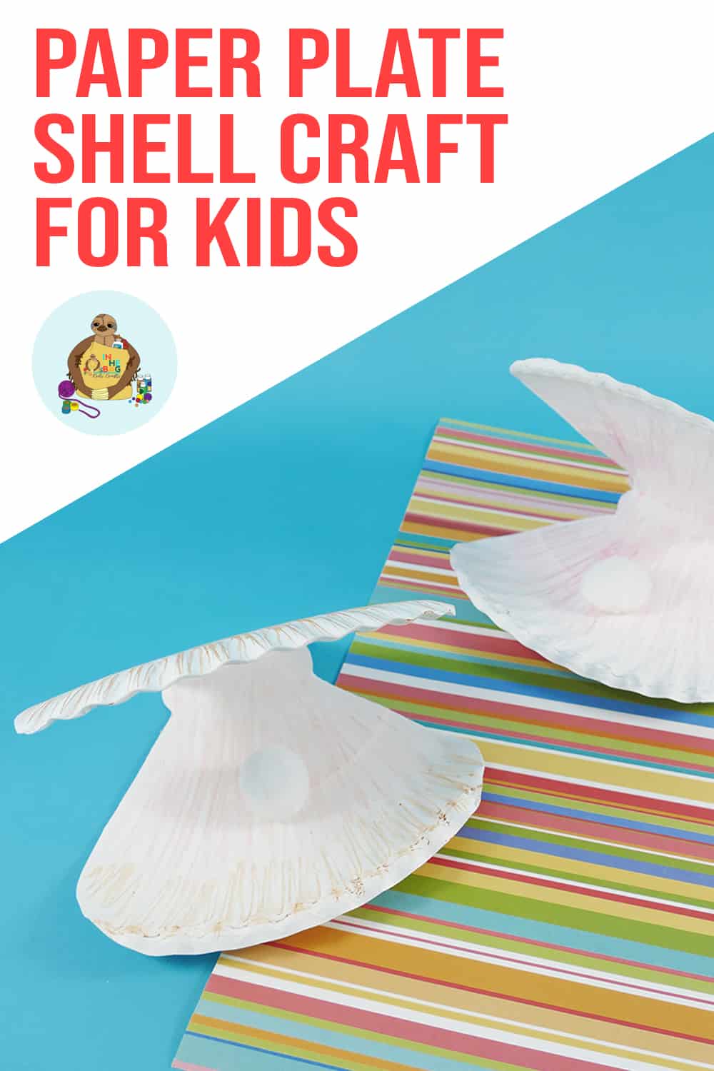 Shell Craft for Kids (with FREE Craft Template) • In the Bag Kids' Crafts
