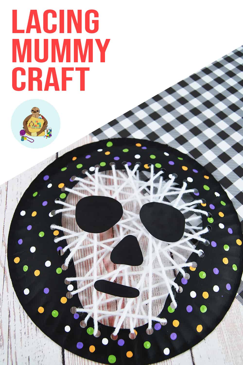 Paper Plate Mummy Craft • In the Bag Kids' Crafts