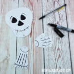 Easy Skeleton Craft {with FREE template} • In the Bag Kids' Crafts