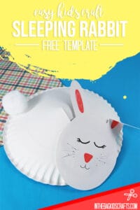 Cute Bunny Craft (with FREE Template) • In the Bag Kids' Crafts