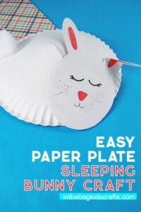 Cute Bunny Craft (with FREE Template) • In the Bag Kids' Crafts