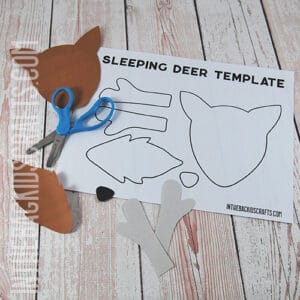 Deer Craft for Kids (with FREE Craft Template) • In the Bag Kids' Crafts