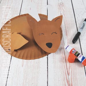 Deer Craft for Kids (with FREE Craft Template) • In the Bag Kids' Crafts