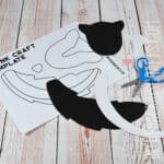 Paper Plate Skunk Craft (with FREE Template) • In the Bag Kids' Crafts