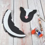 Paper Plate Skunk Craft (with FREE Template) • In the Bag Kids' Crafts