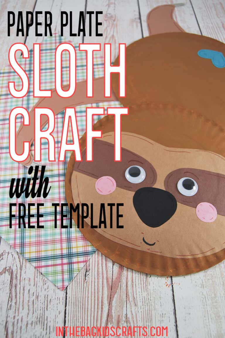 Paper Plate Sloth Craft • In the Bag Kids' Crafts