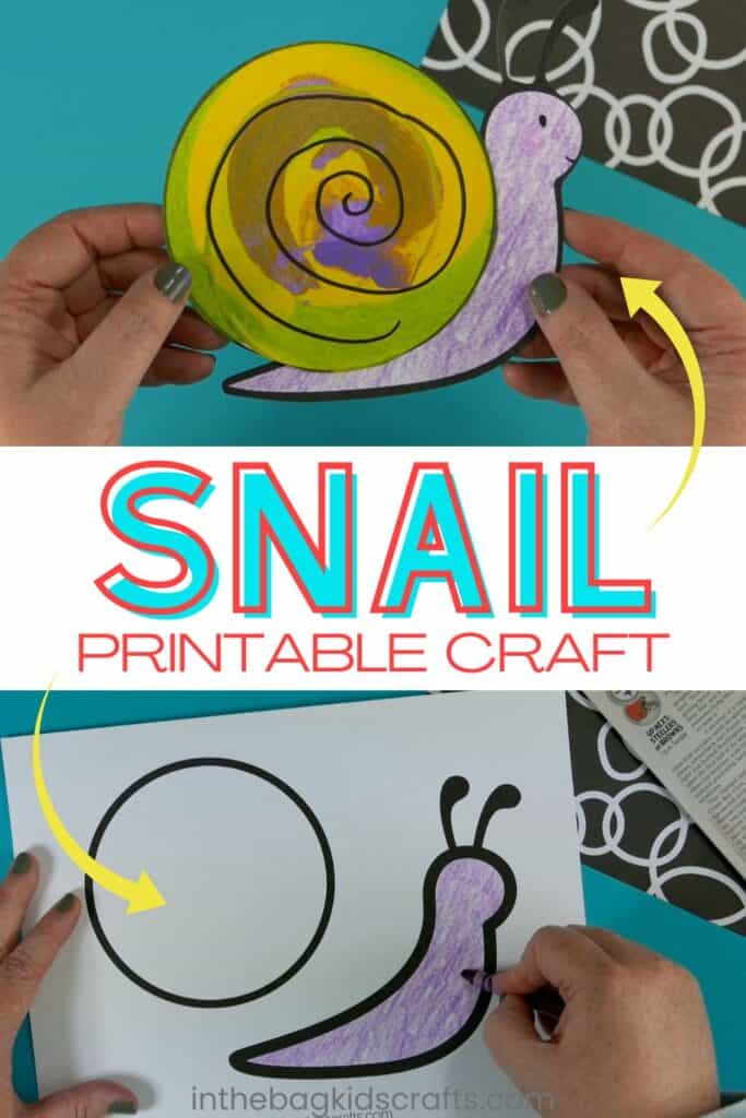 Easy Paper Snail Craft for Kids (FREE Printable) • In the Bag Kids' Crafts