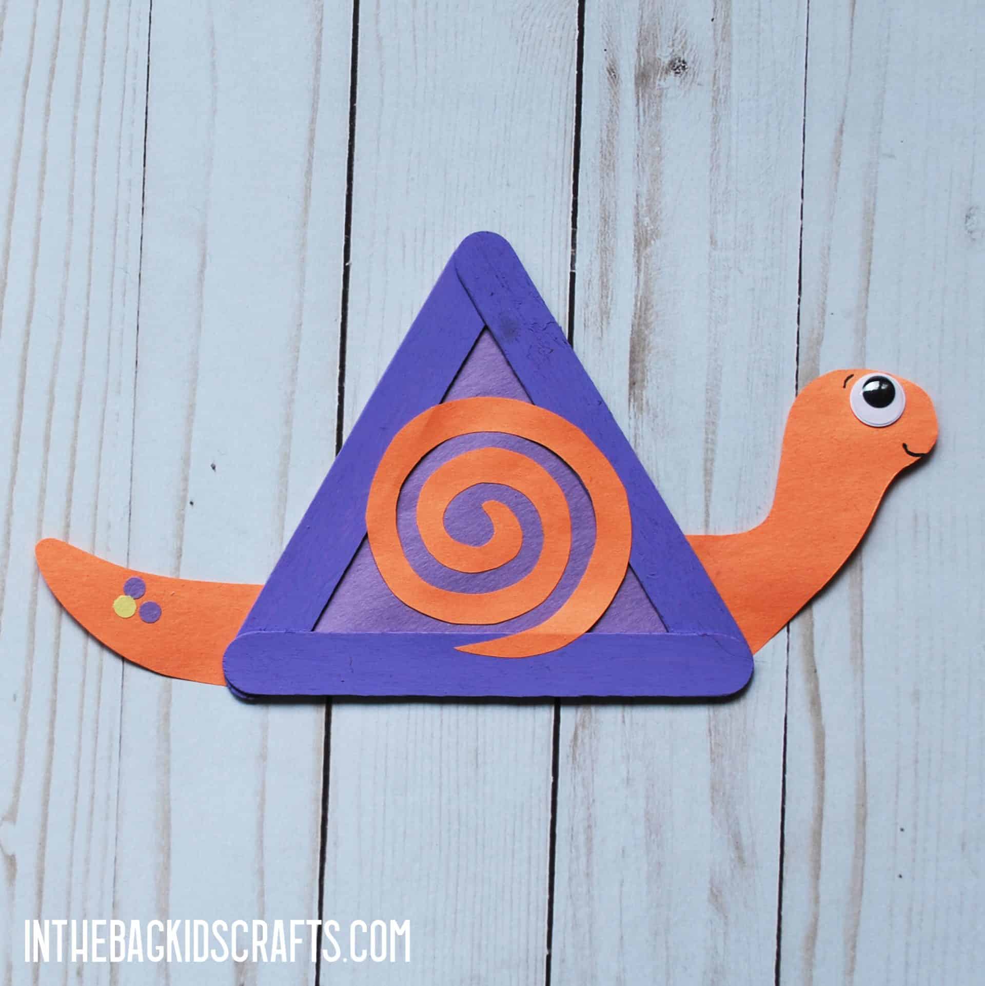 Easy Paper Snail Craft for Kids (FREE Printable) • In the Bag Kids' Crafts