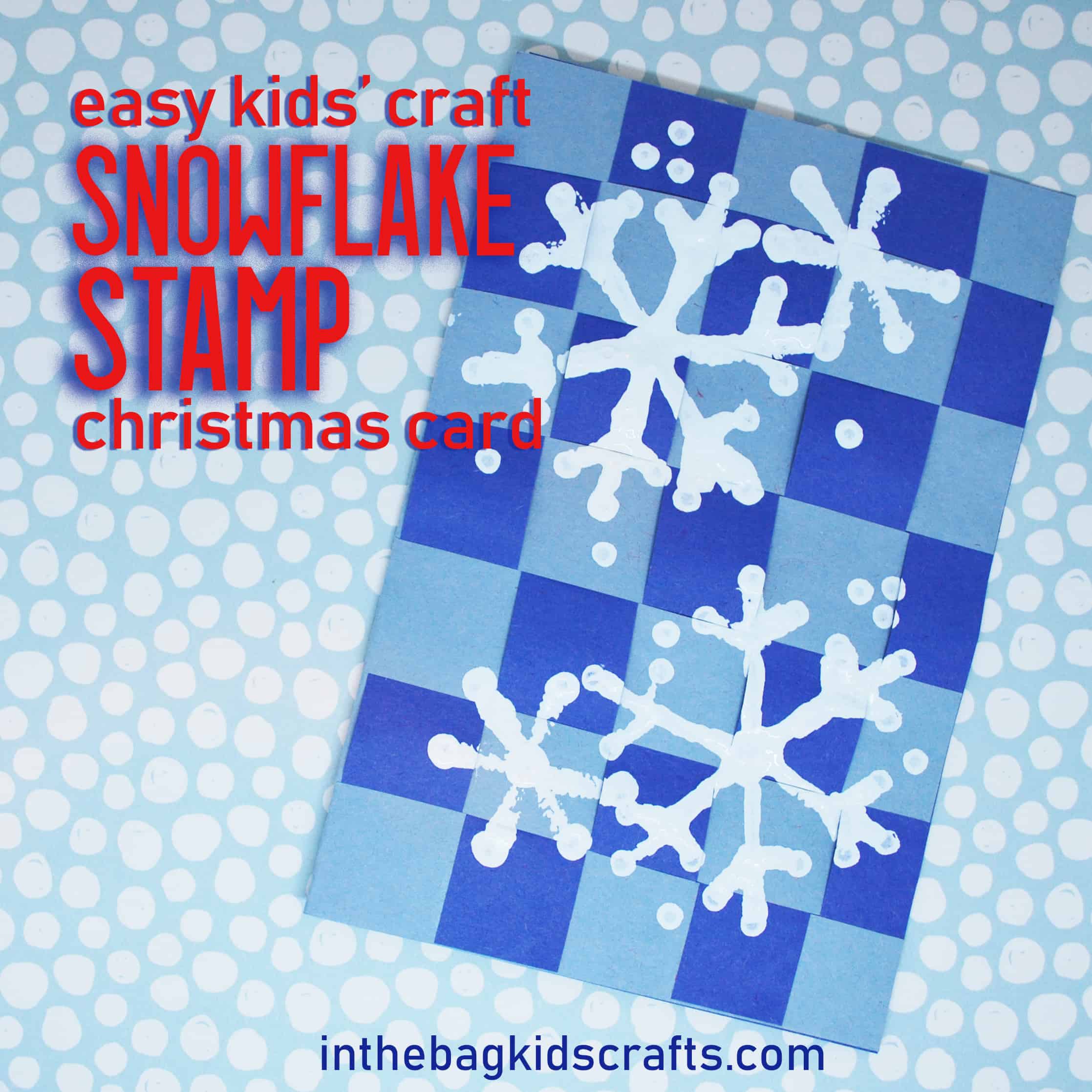 Paper Snowflake Crafts • In the Bag Kids' Crafts