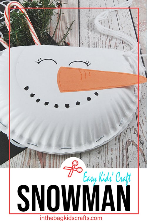 Snowman Craft for Preschoolers • In the Bag Kids' Crafts