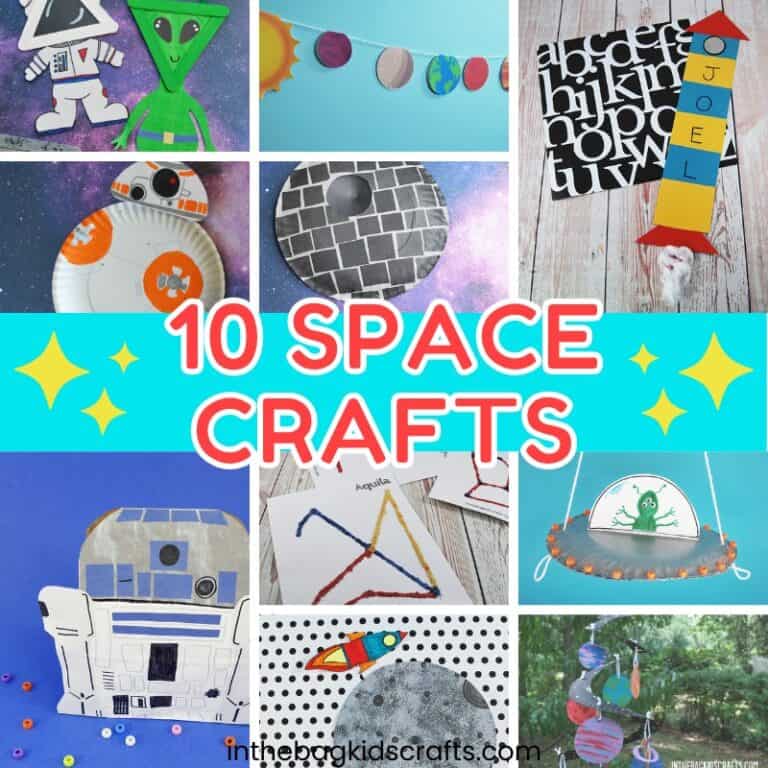 10 Space Crafts for Kids • In the Bag Kids' Crafts