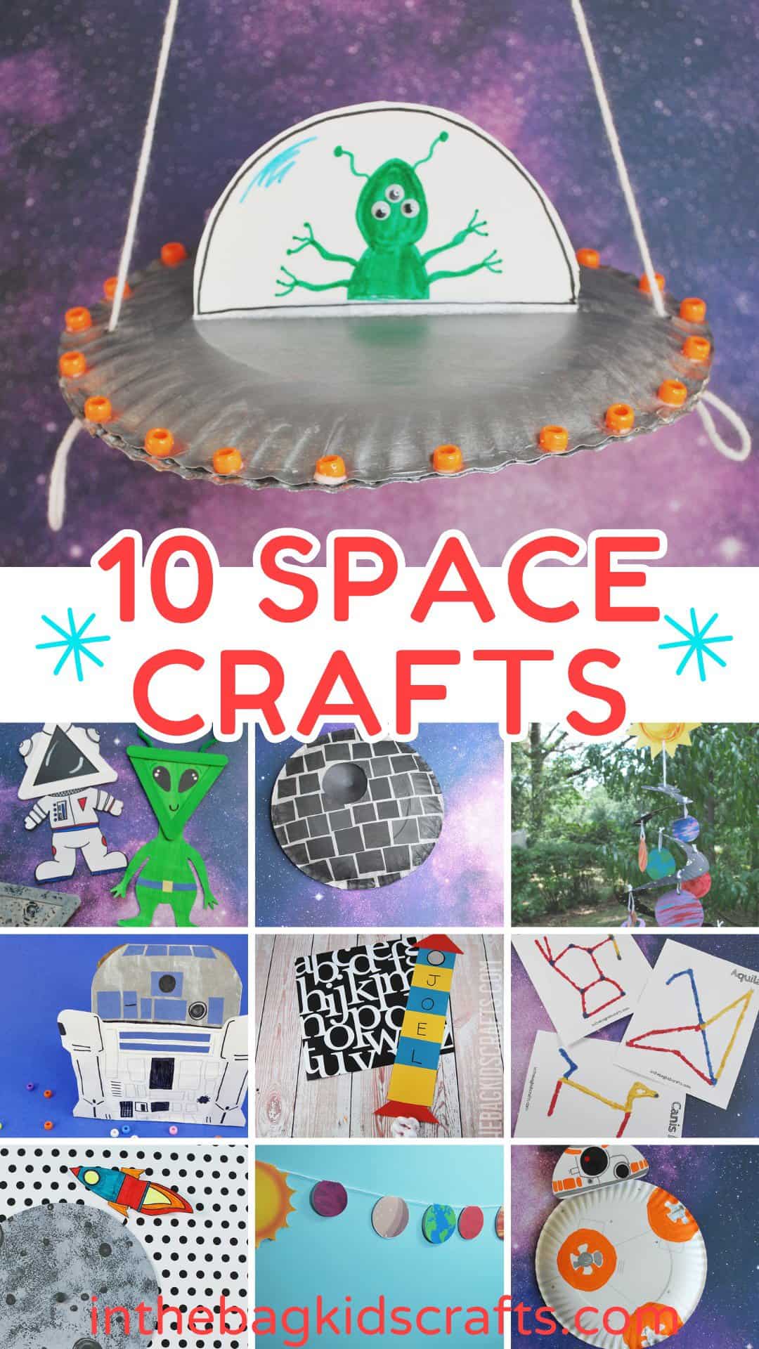 10 Space Crafts for Kids • In the Bag Kids' Crafts