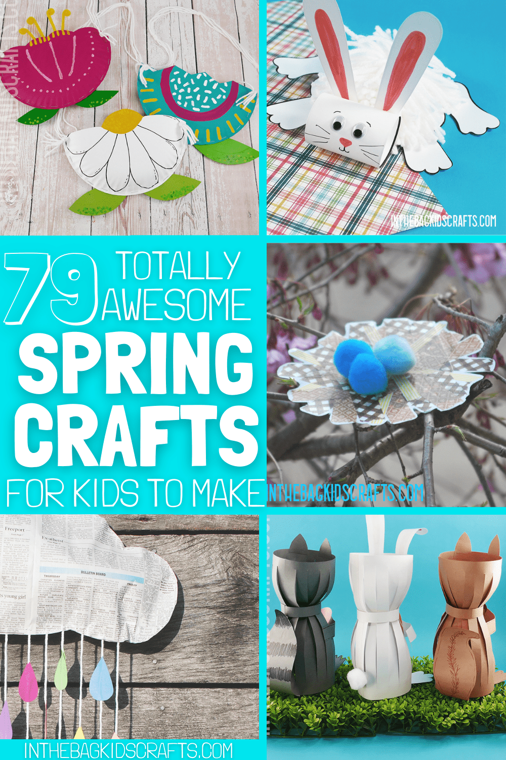 79 Spring Crafts for Kids • In the Bag Kids' Crafts