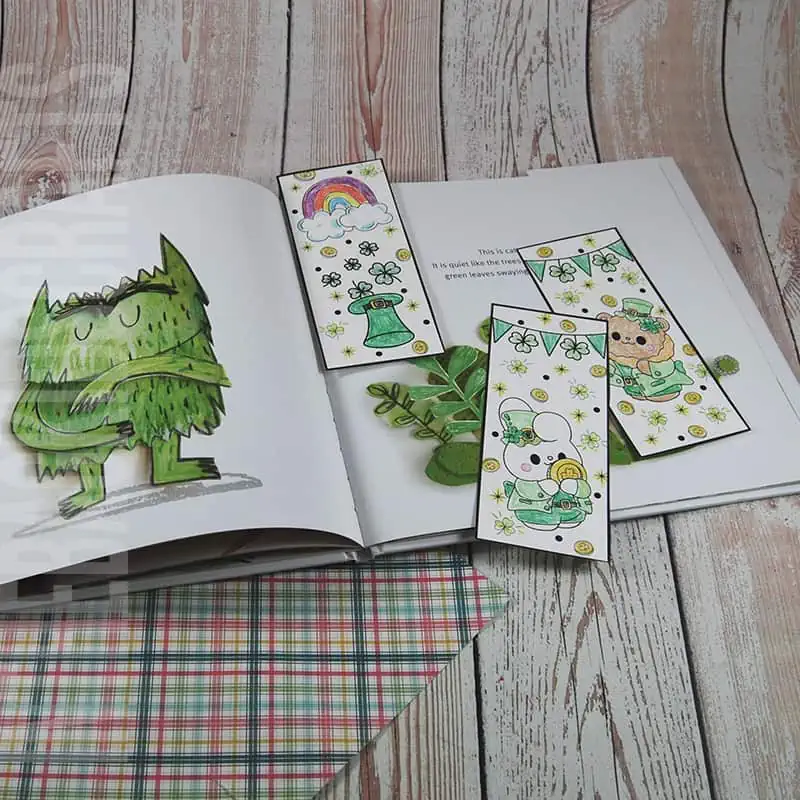 FREE Printable St. Patrick's Day Bookmarks • In the Bag Kids' Crafts