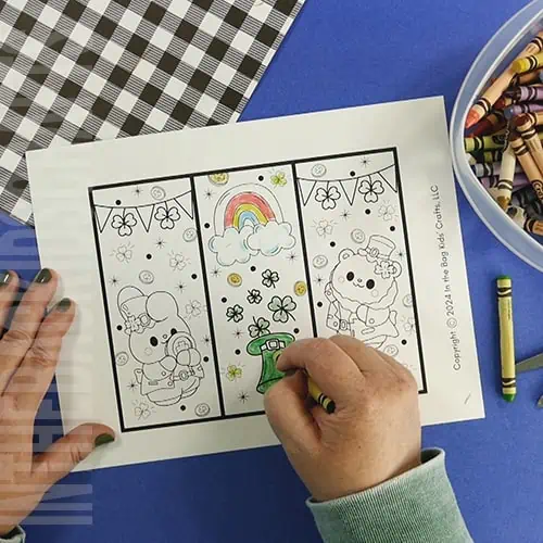 FREE Printable St. Patrick's Day Bookmarks • In the Bag Kids' Crafts