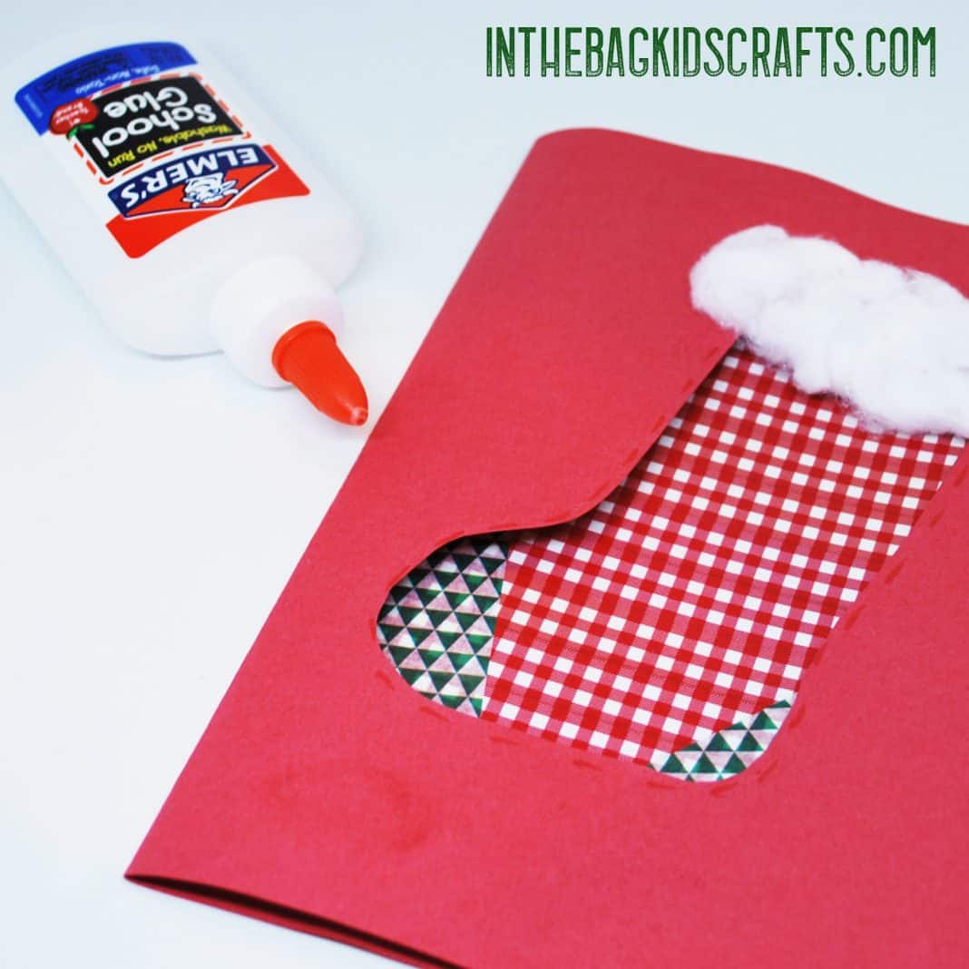Christmas Stocking Card • In the Bag Kids' Crafts