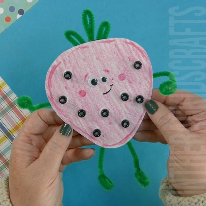 Fun and Easy Strawberry Craft for Kids • In the Bag Kids' Crafts