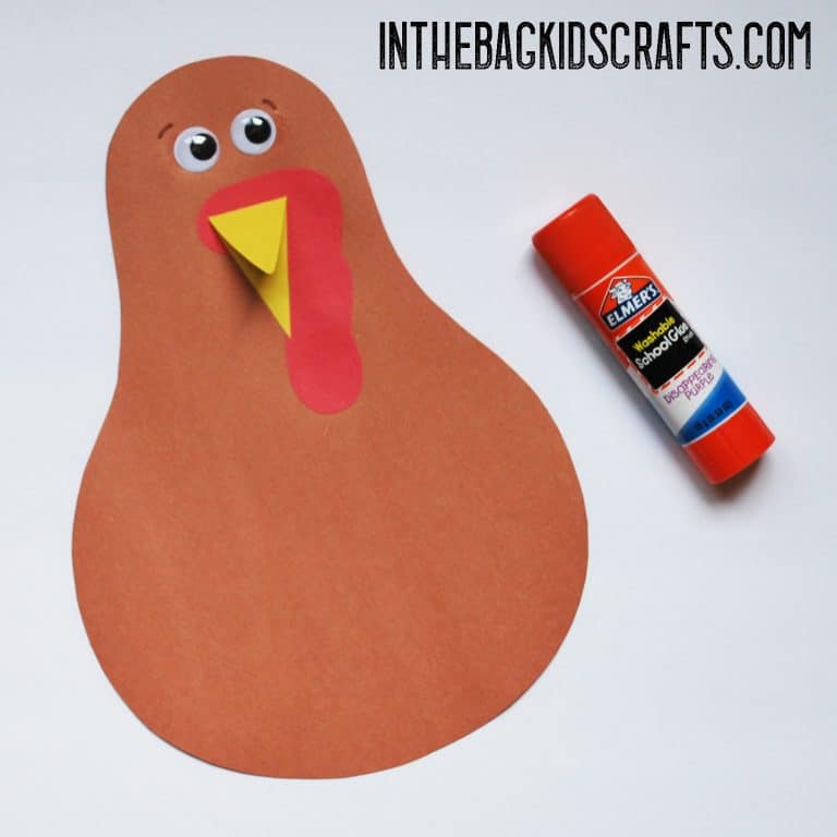 Stuffed Thanksgiving Turkey Kids' Craft • In the Bag Kids' Crafts