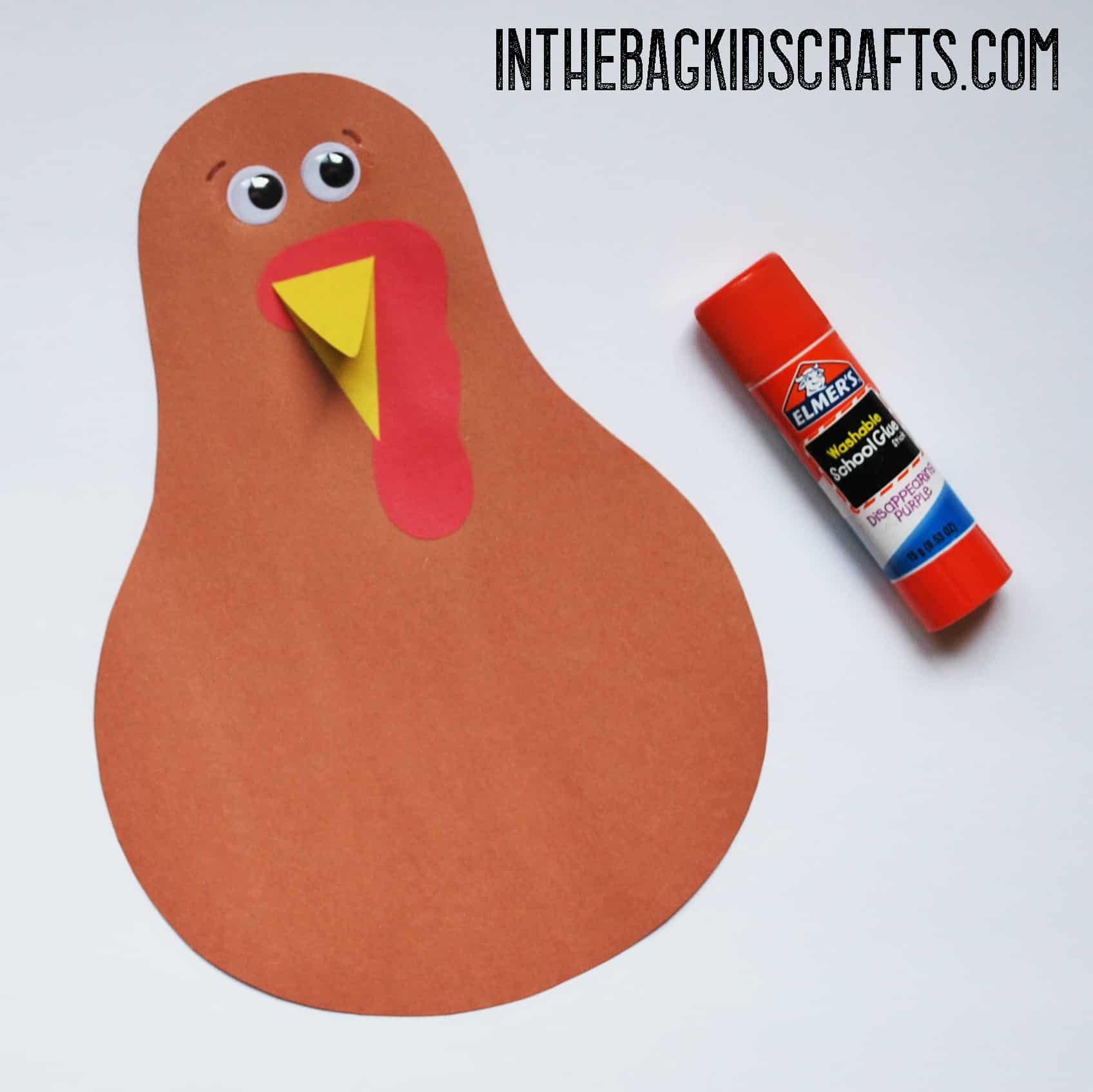 Stuffed Thanksgiving Turkey Kids' Craft • In the Bag Kids' Crafts