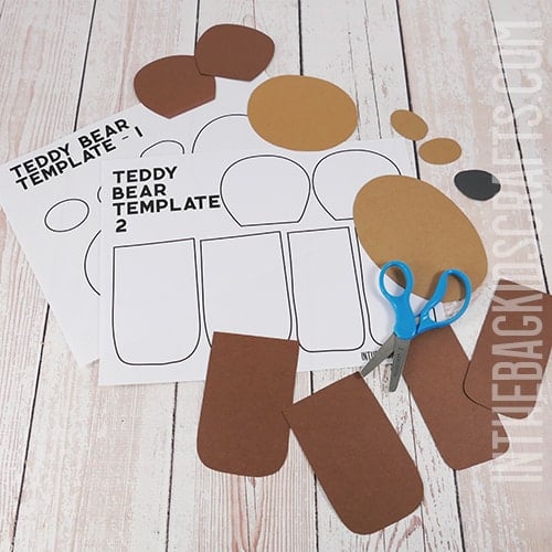Teddy Bear Craft (with FREE Craft Template) • In the Bag Kids' Crafts