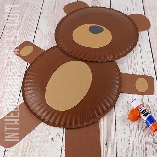 Teddy Bear Craft (with FREE Craft Template) • In the Bag Kids' Crafts