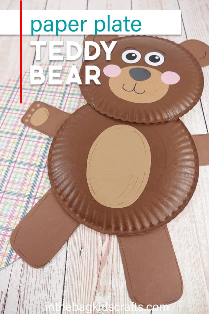 Teddy Bear Craft (with FREE Craft Template) • In the Bag Kids' Crafts