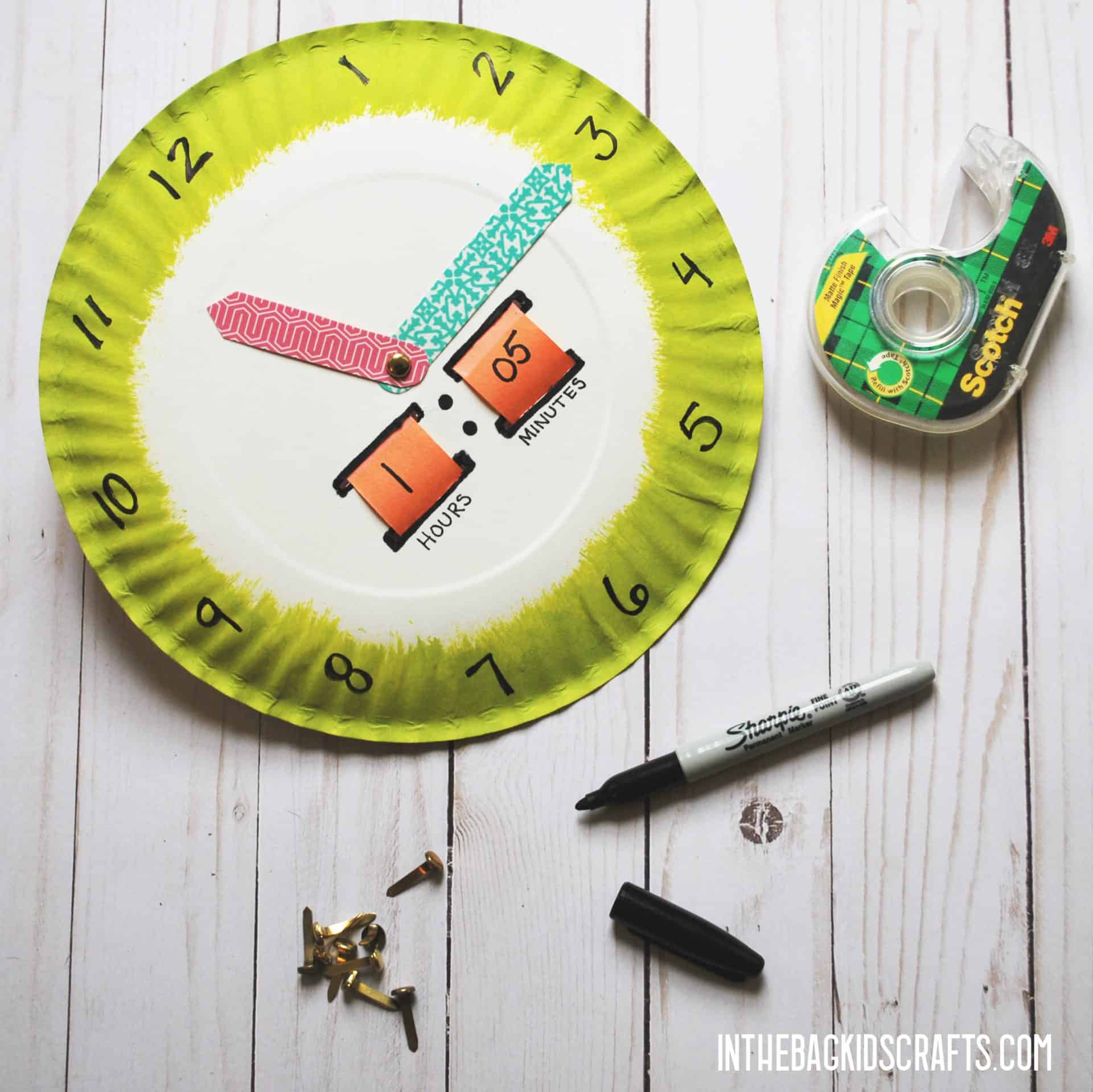 Learn to Tell Time Craft • In the Bag Kids' Crafts